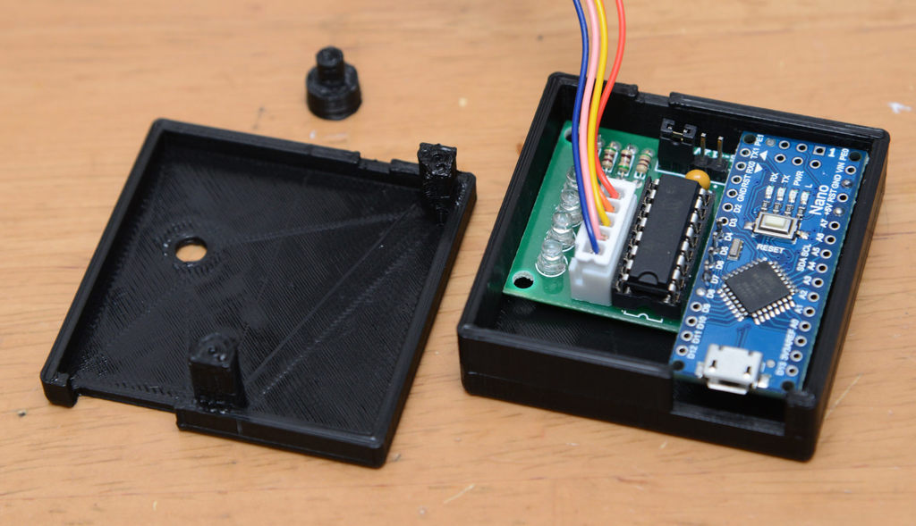 Hide-away unit case for Arduino nano and 28BYJ-48 stepper motor by ...
