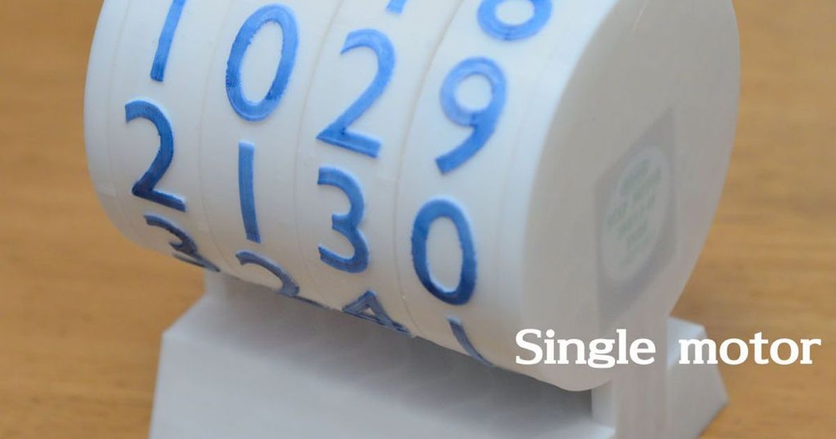 Minimal Mechanical Digital Clock with Network Time Acquisition by ...