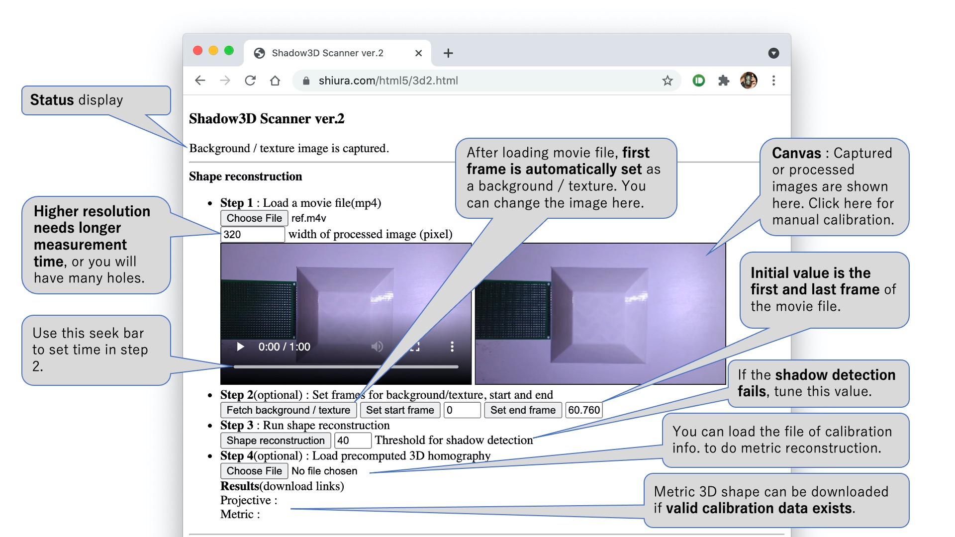 Shadow3D ver.2 - accurate 3D scanning with gadgets you already have by ...