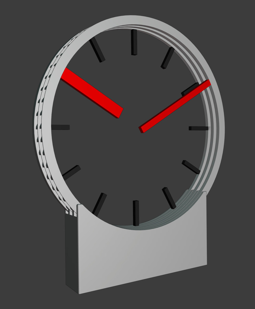 Clock face DIY kit for "Hollow Clock" by shiura | Download free STL ...