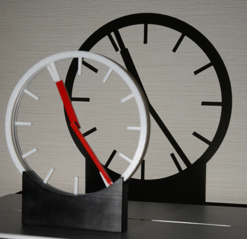 Hollow clock - easy to assemble and operate by shiura | Download free ...