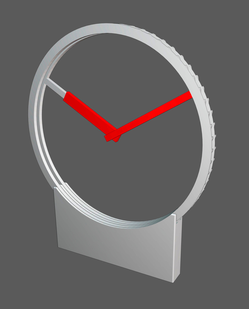 Hollow clock - easy to assemble and operate by shiura | Download free ...