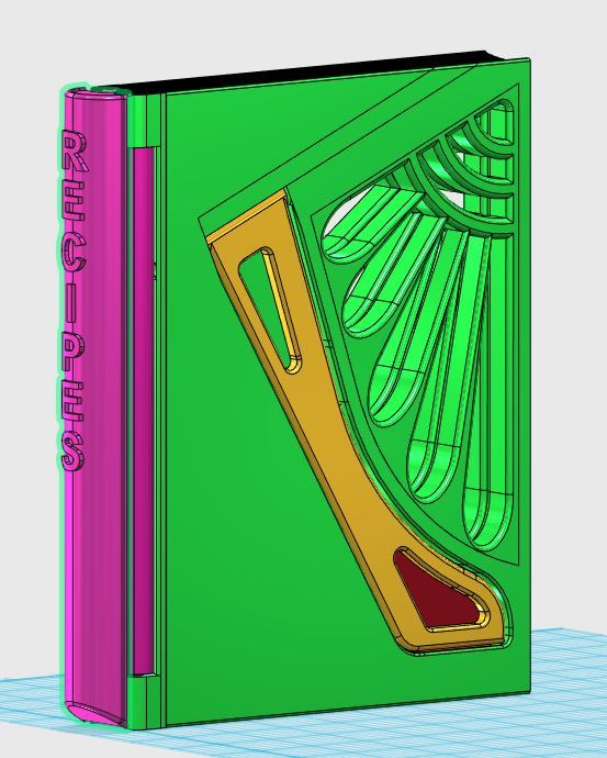 Foldable Book Stand by Clive Harris | Download free STL model ...