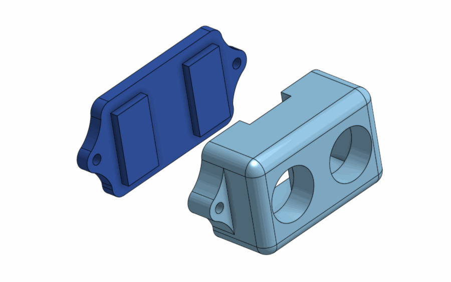 RCW-0001 Ultrasonic Sensor Case by Nuno | Download free STL model ...