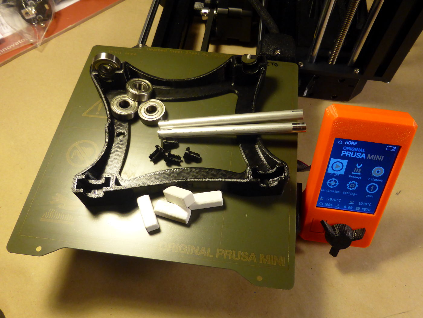 Filament Spool Holder, Prusa Mini Upgrade by Area51 | Download free STL ...