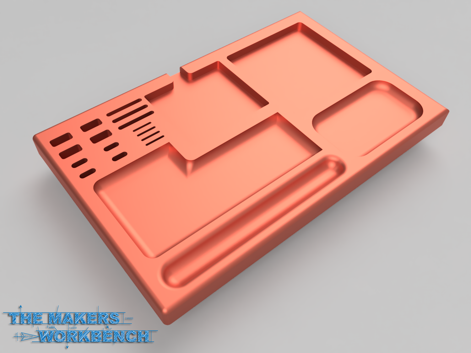 Small Desk Valet With Phone Stand by TheMakersWorkbench | Download free ...