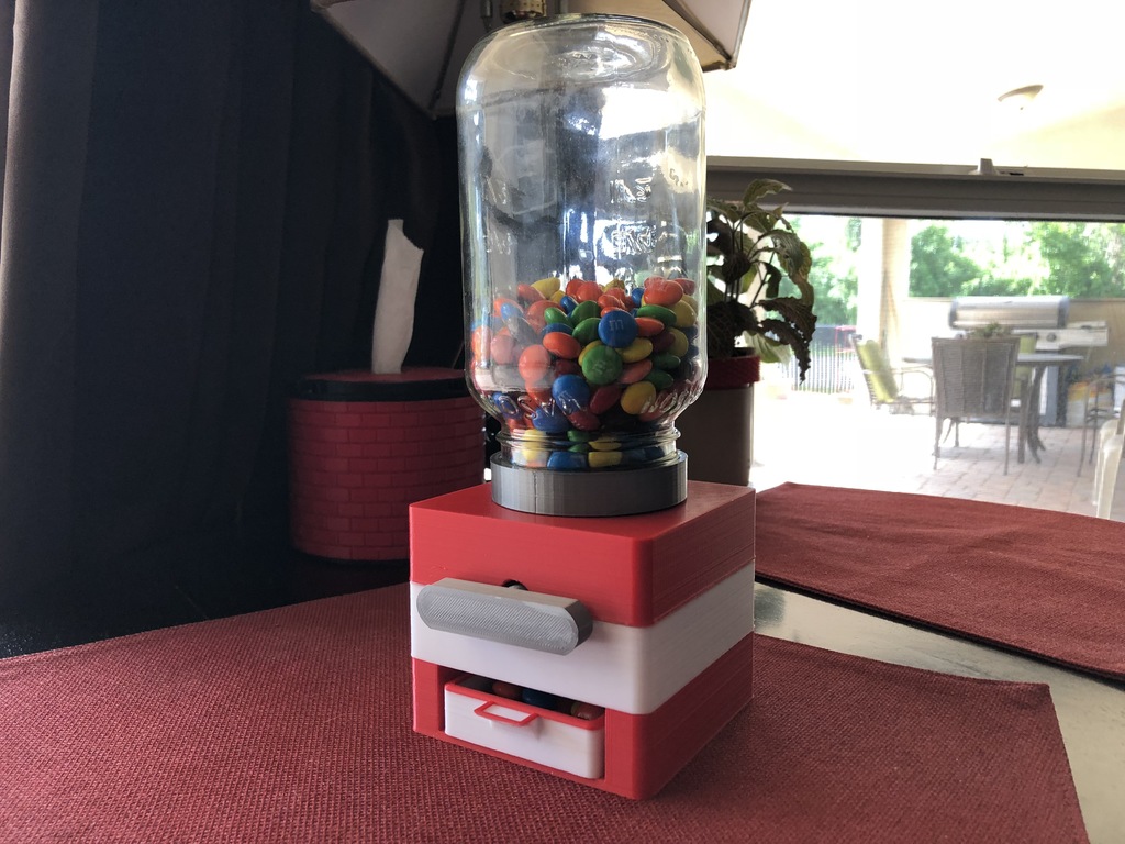 Easy Print No Support Modular Candy Dispenser by MeesterEd | Download ...