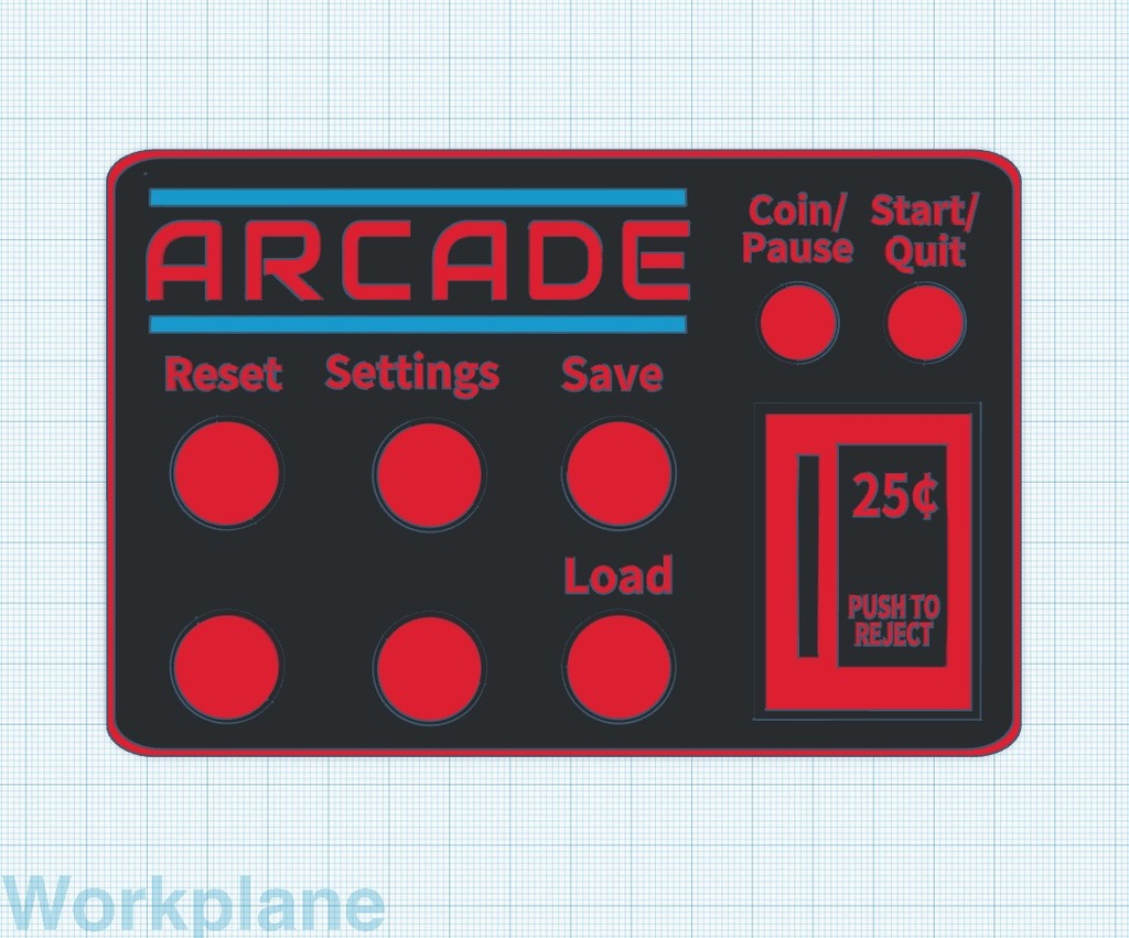 Arcade Machine Directions Card by MeesterEd | Download free STL model ...