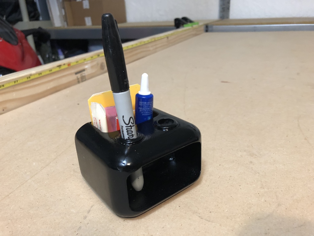 Small Desk Caddy by MeesterEd | Download free STL model | Printables.com