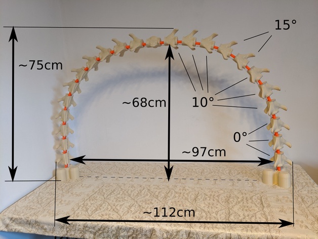 LED bridge lamp - Spine Bone by Maty | Download free STL model ...