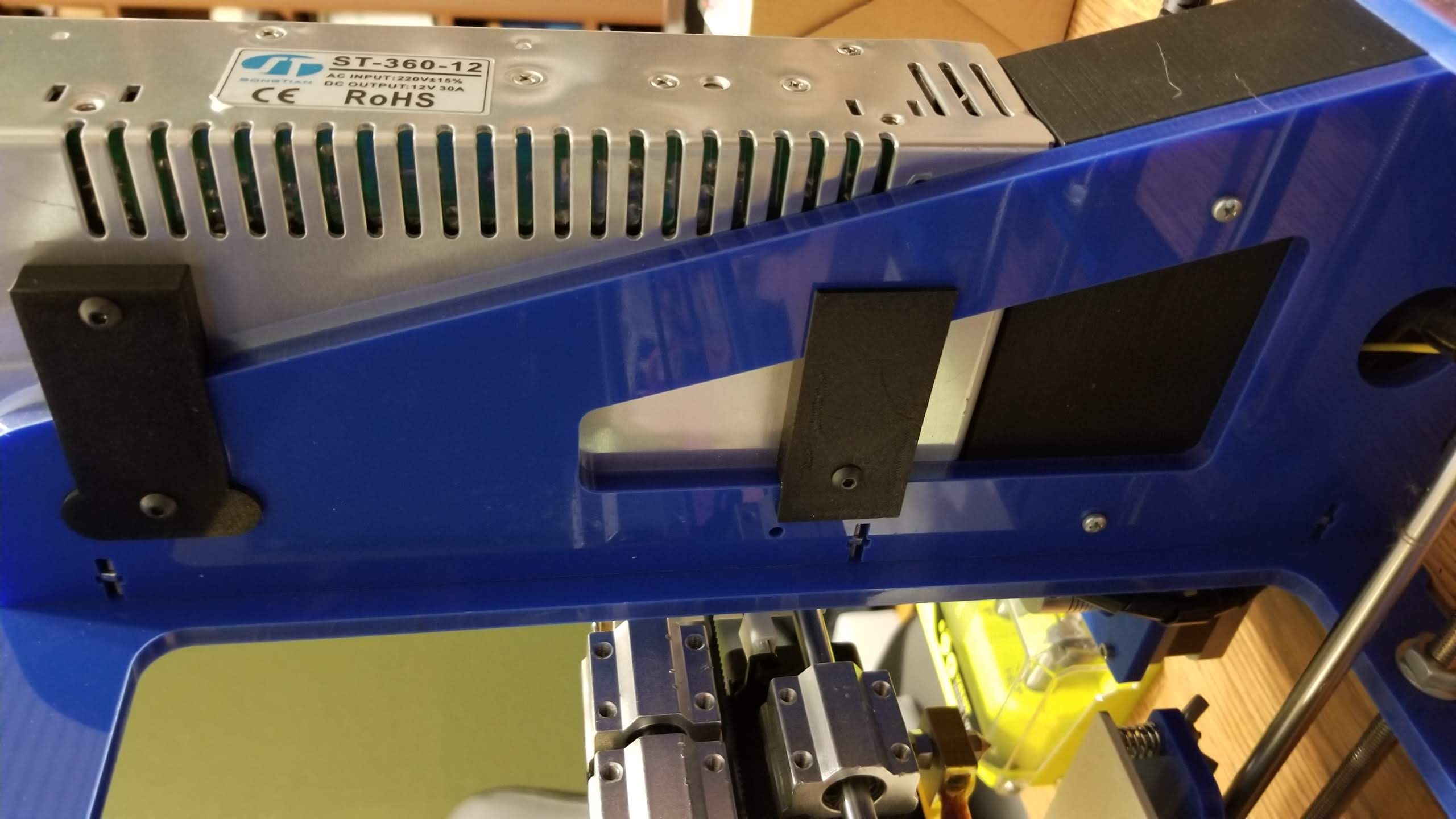 3D Printer Power Supply Mount and Cover by Rex | Download free STL ...