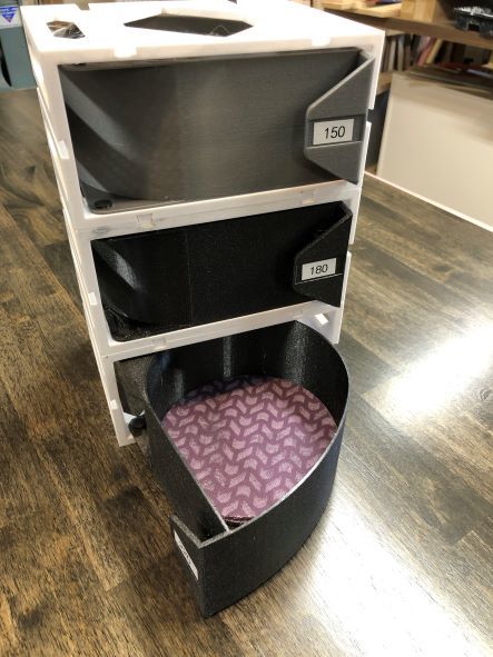 Modular sanding disc storage V1 by Hendo-designs | Download free STL ...