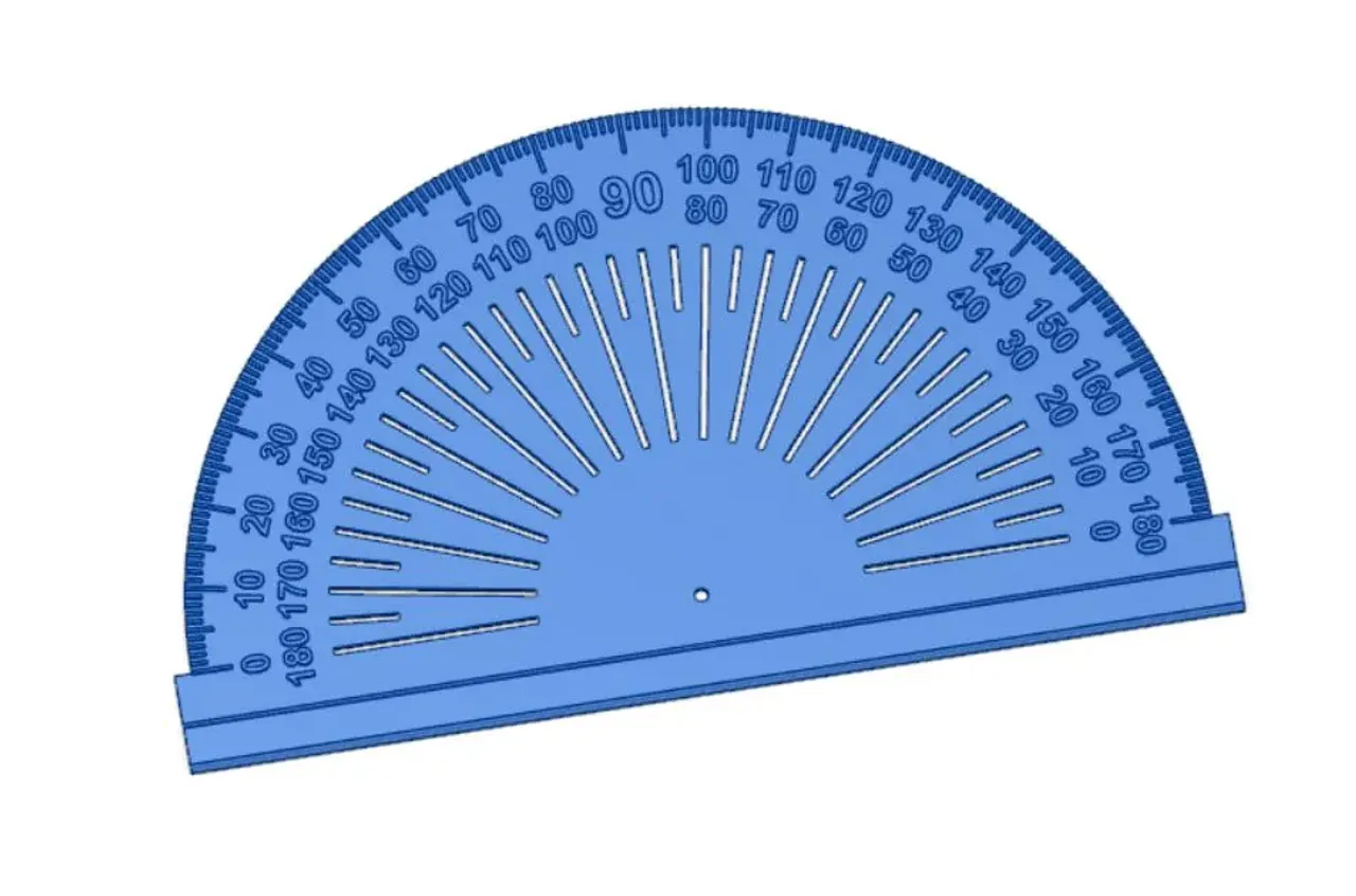 Winkelmesser / Protractor by Joaelso | Download free STL model ...