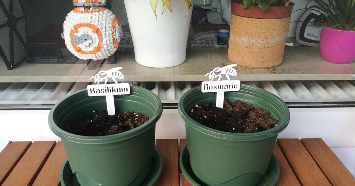 Planter Signs by DJGummikuh | Download free STL model | Printables.com