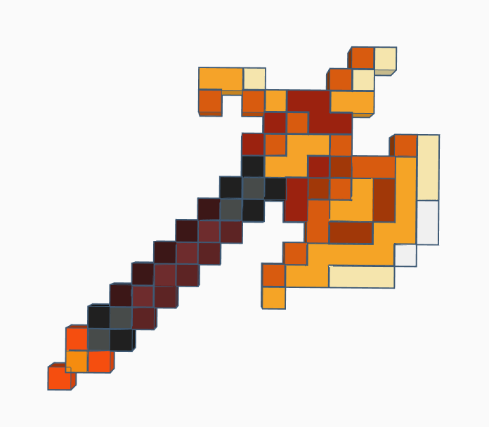 Minecraft Dungeons - Firebrand by Ocelotzlasu | Download free STL model ...