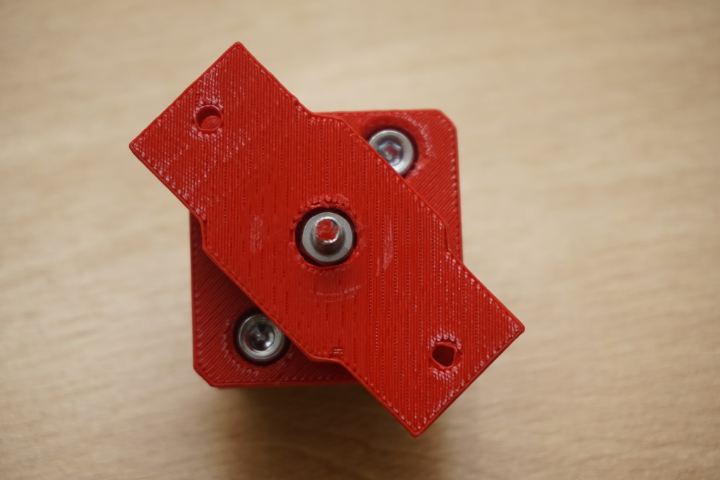 2020 profile 608ZZ rotating mount for 8mm linear slide bushing by ...