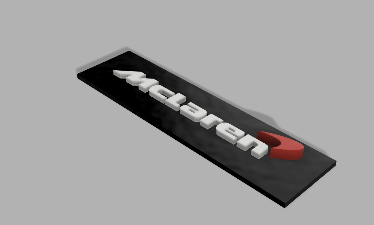 McLaren Logo von stinger81 | Kostenloses STL-Modell herunterladen ...