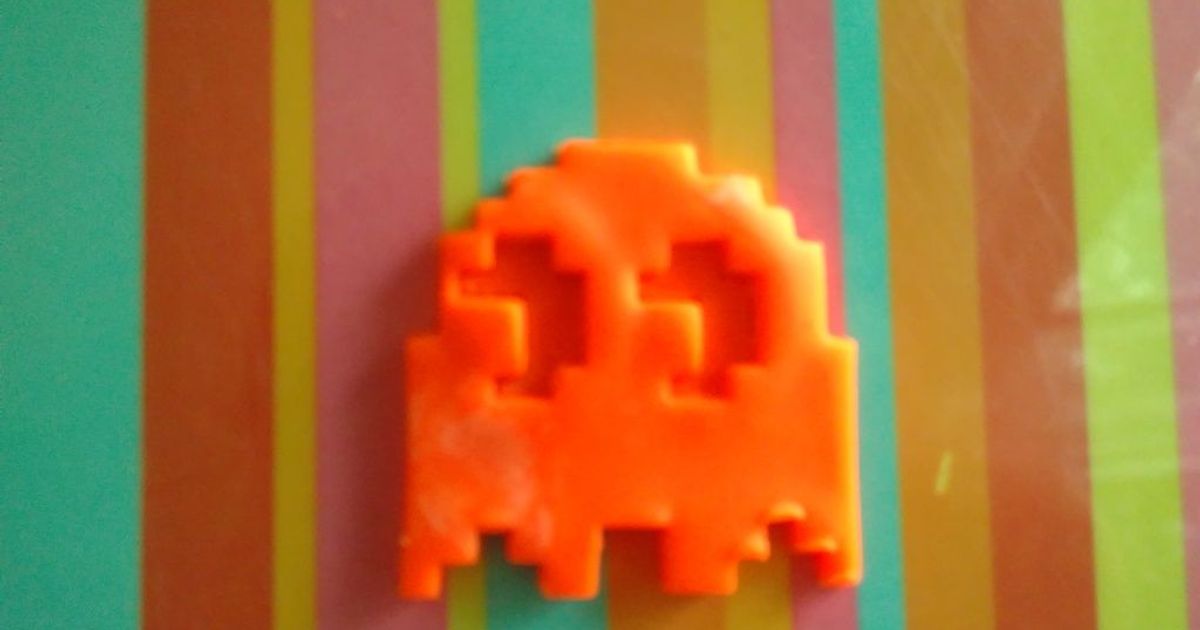 Customizable pacman Ghost cookie cutter by FeKo | Download free STL ...
