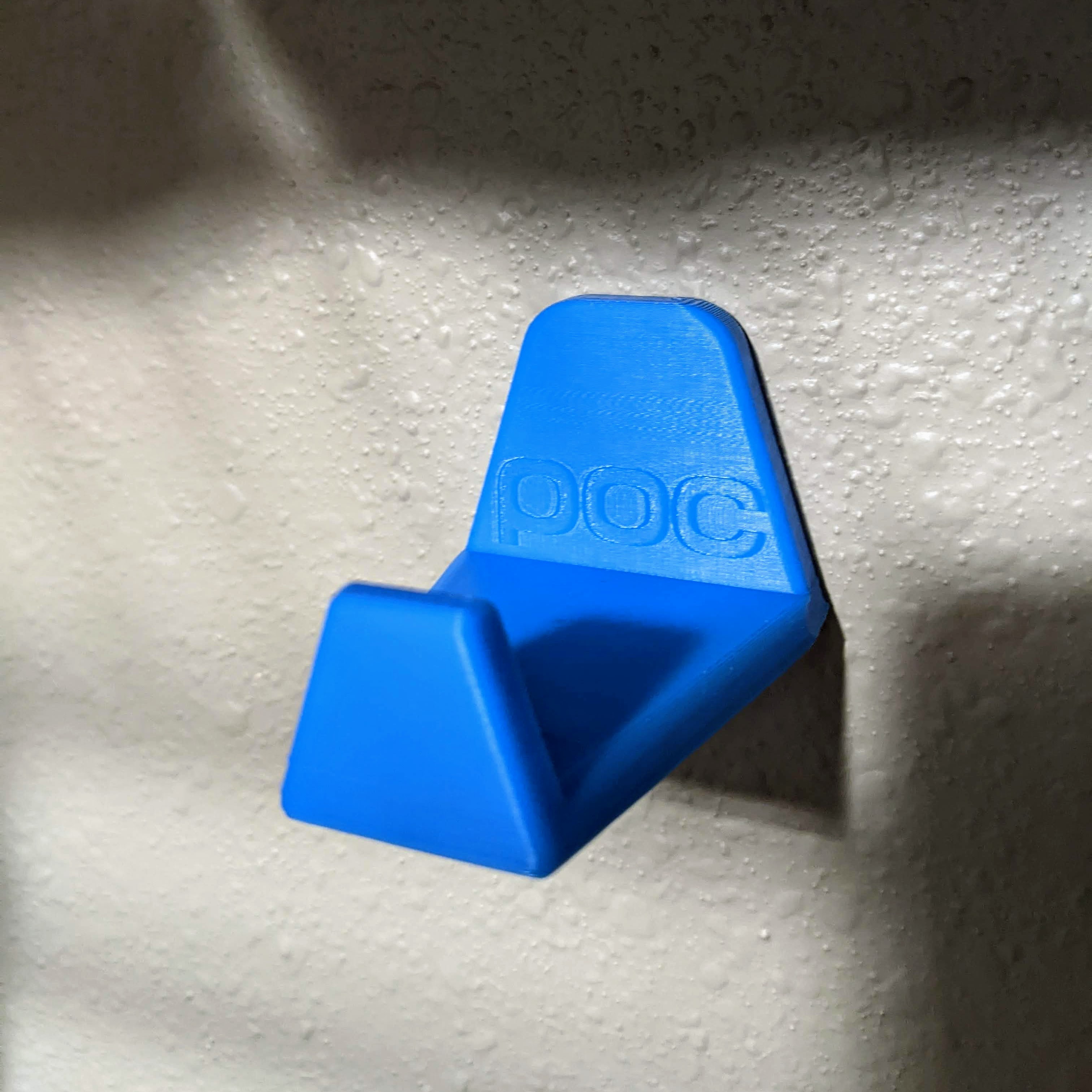 Bike Helmet Hook - POC by Onelostcause | Download free STL model ...