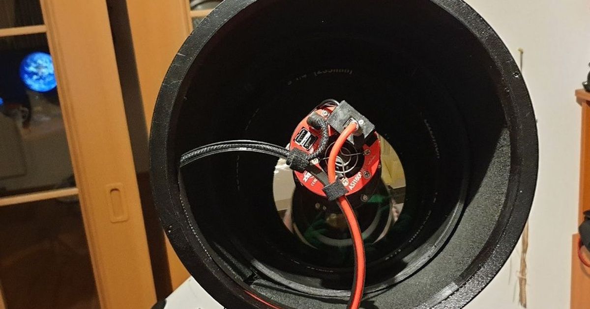 Hyperstar Cable Holder and Dew shield for C9.25" by Roman Hujer ...