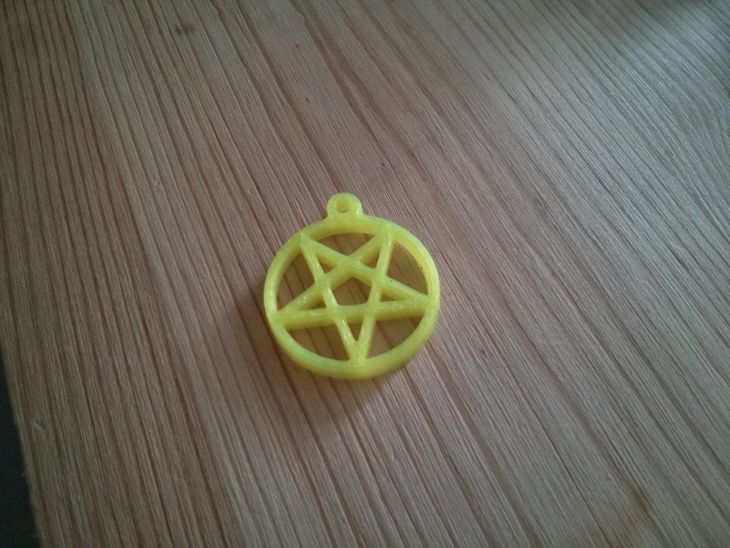 Small pentagram pendant by Richard M | Download free STL model ...