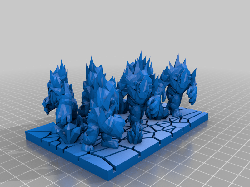 Ice Elemental by gholland | Download free STL model | Printables.com
