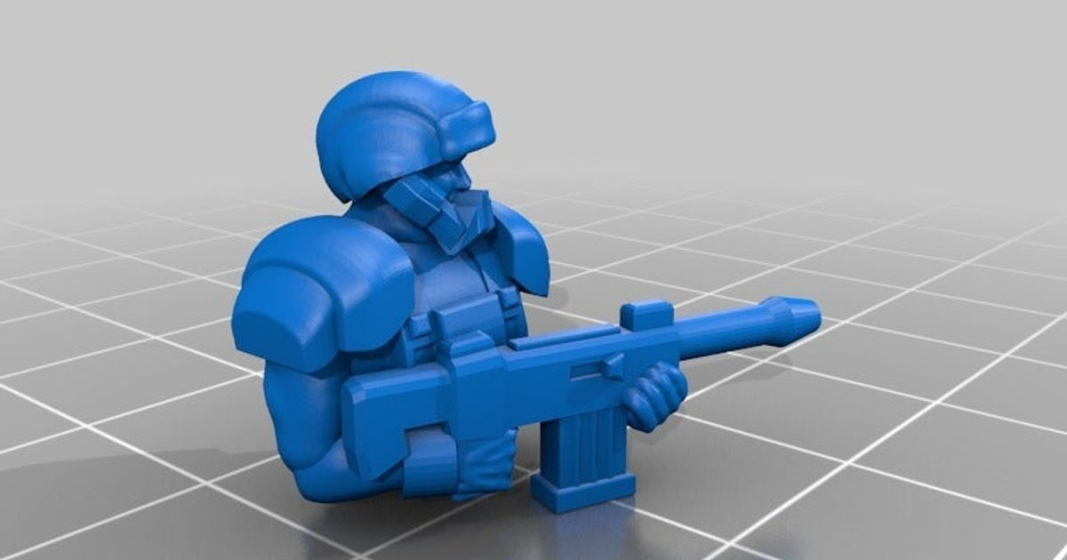 PDF Trooper Set 1 (non-heroic ver) by Miller Bro | Download free STL ...