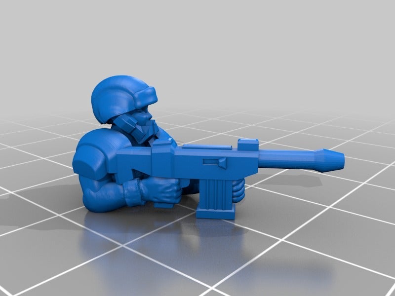 Female PDF Trooper Set 1 (non-heroic) by Miller Bro | Download free STL ...