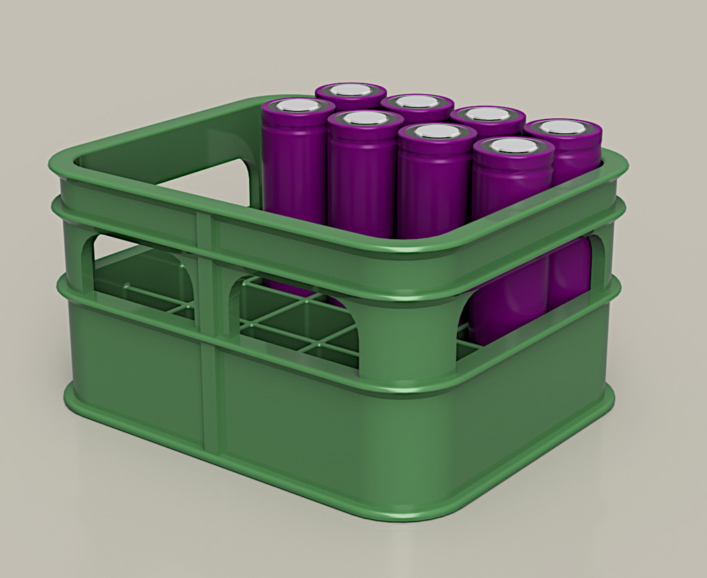 18650 Beer Crate by Airwaves Ted | Download free STL model | Printables.com