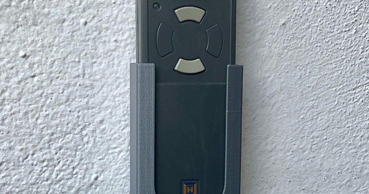 Wall holder for Hörmann remote control (38 x 15 mm) von H3dSprint ...