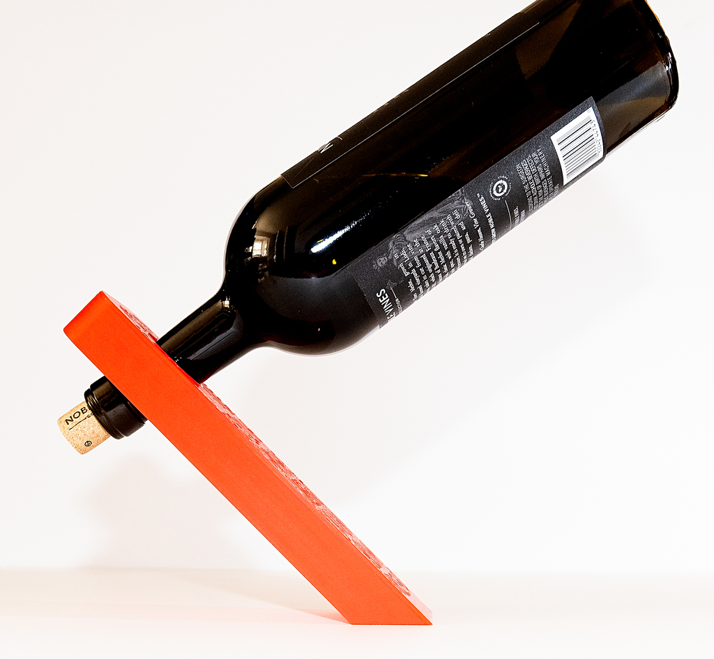 Wine Bottle Balancer by Tom Finzel | Download free STL model ...