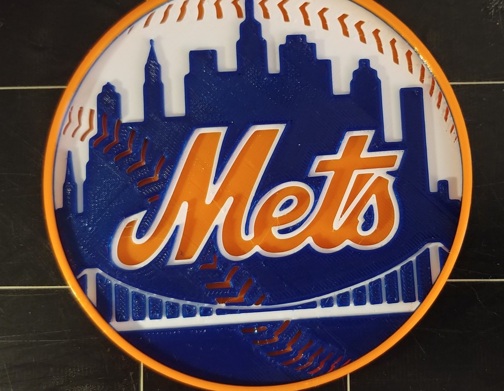 New York Mets Coaster by Tom Finzel | Download free STL model ...