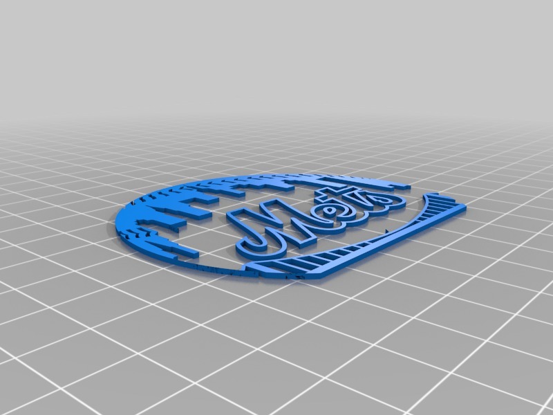 New York Mets Coaster by Tom Finzel | Download free STL model ...