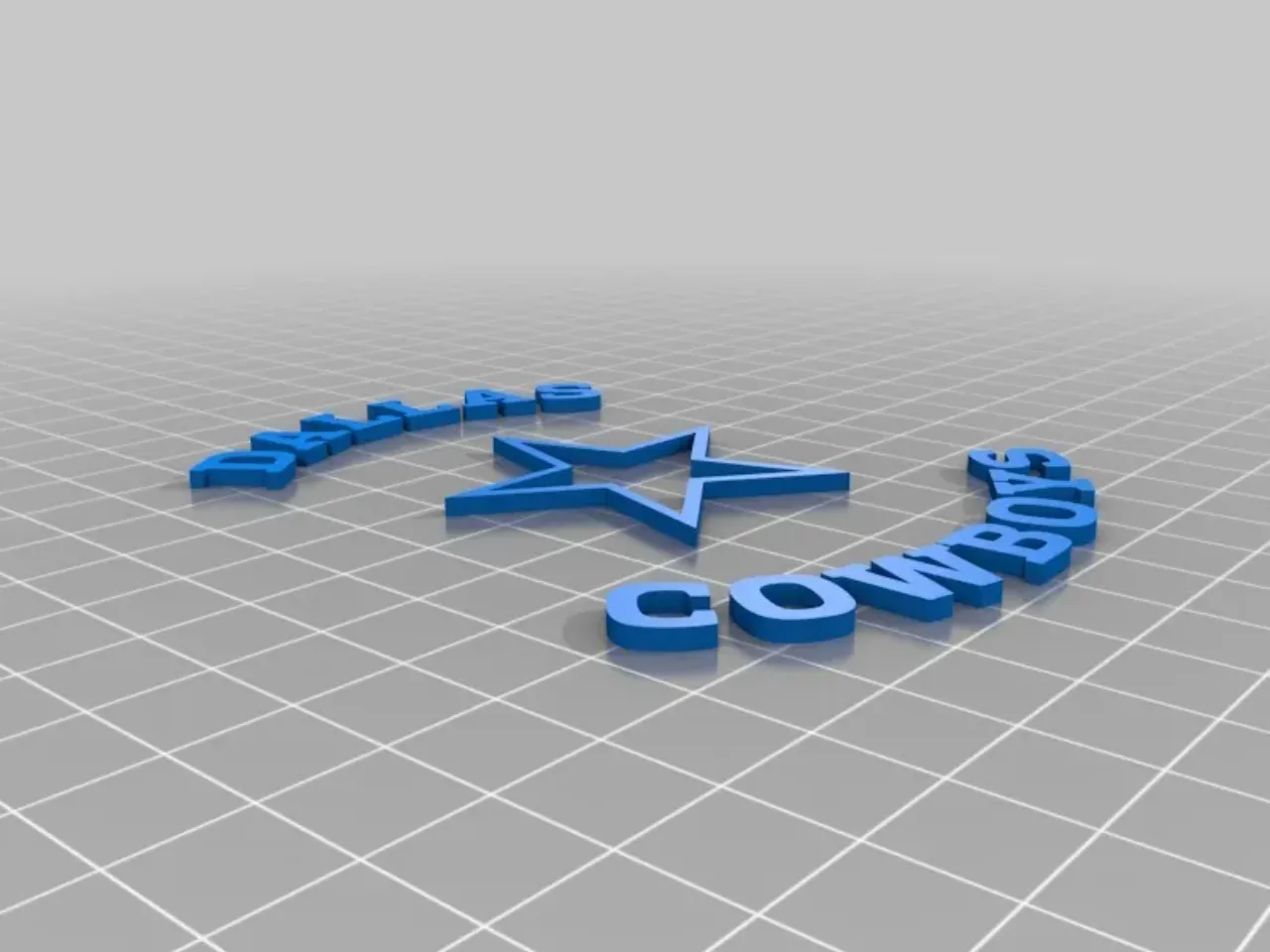Dallas Cowboys Coaster by Tom Finzel | Download free STL model ...