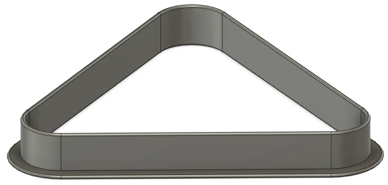 Pool Triangle - model for any size ball by hwmonkey | Download free STL ...