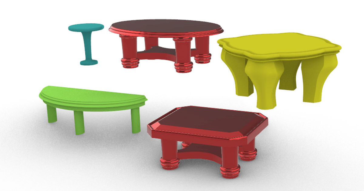 Tables by carlascreashuns | Download free STL model | Printables.com