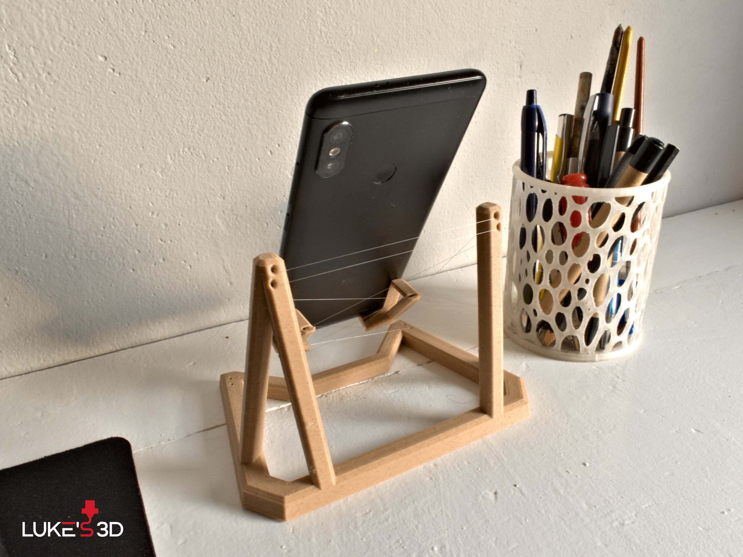 Impossible phone stand by Luke's 3D | Download free STL model ...