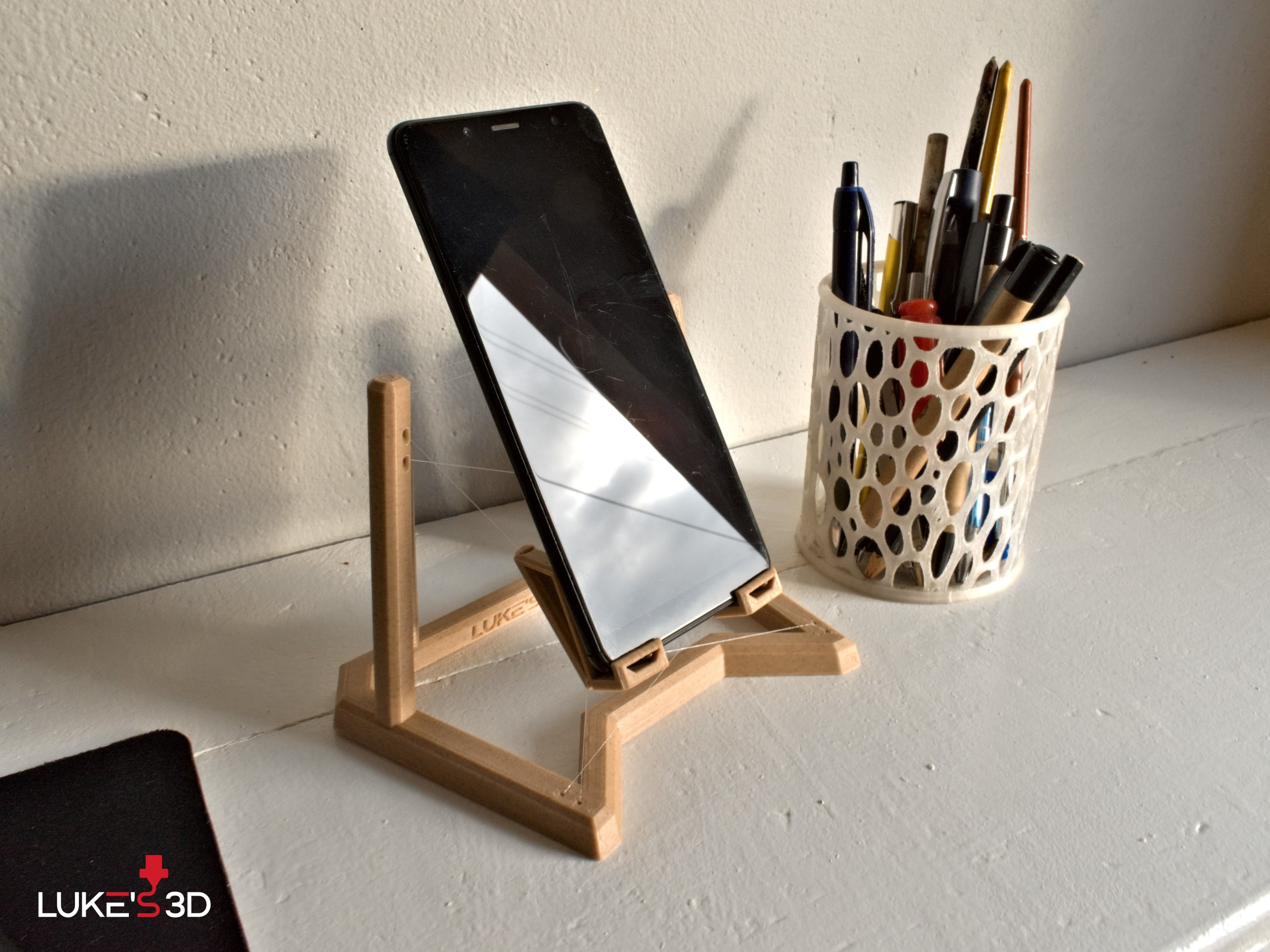 Impossible phone stand by Luke's 3D | Download free STL model ...