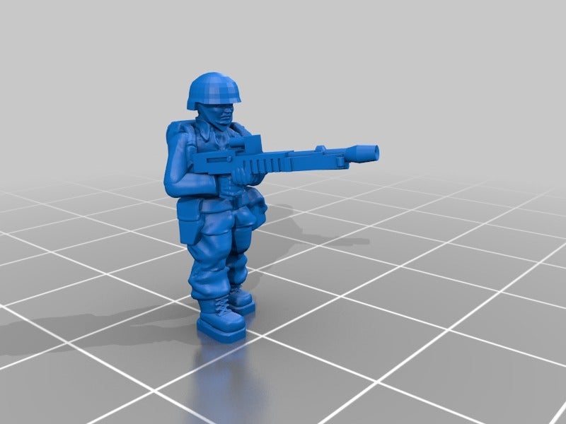 Canadians Late Cold War Era 1/100 by Miller Bro | Download free STL ...