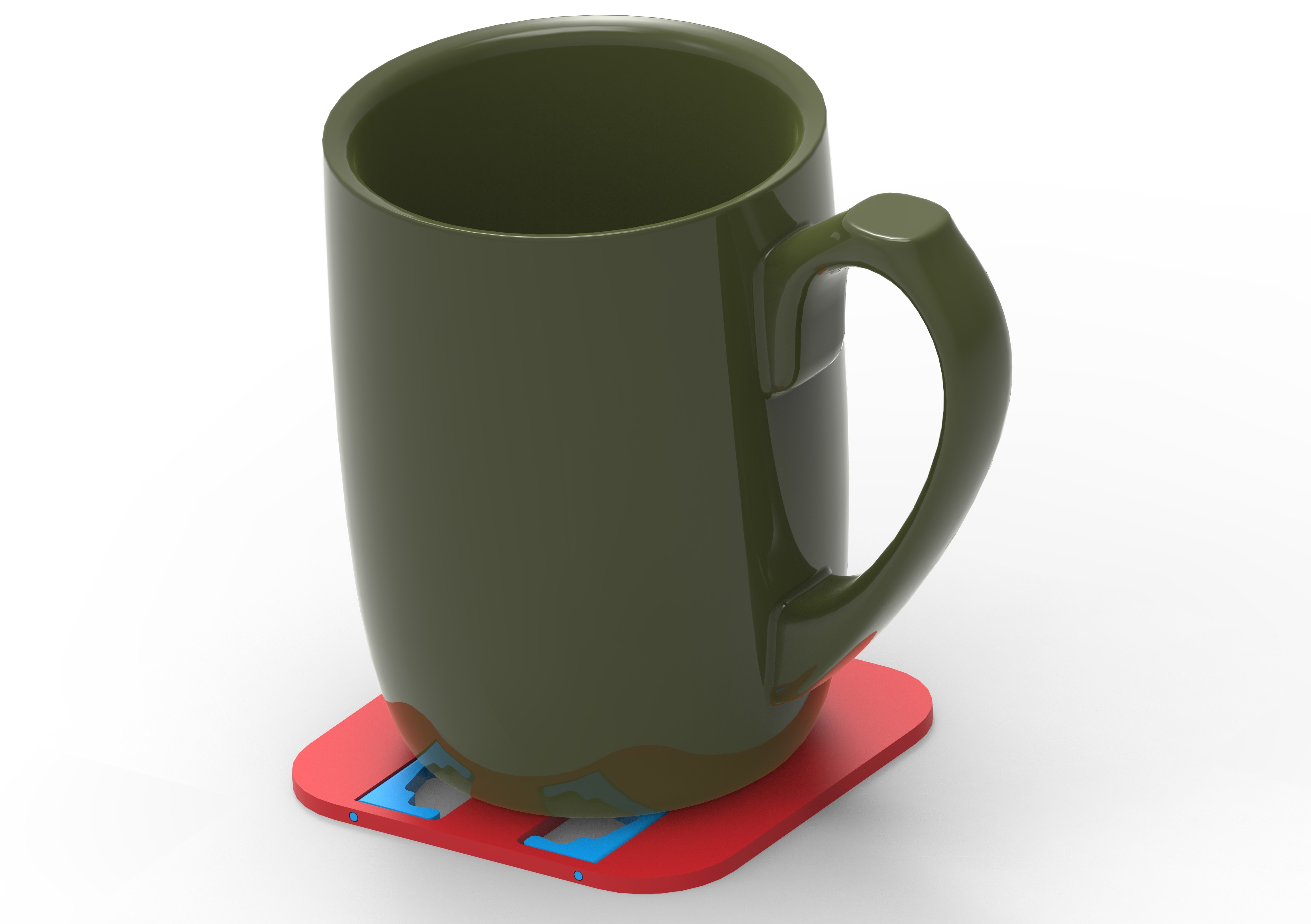 2 functional coaster-phone stand by tom TTU | Download free STL model ...