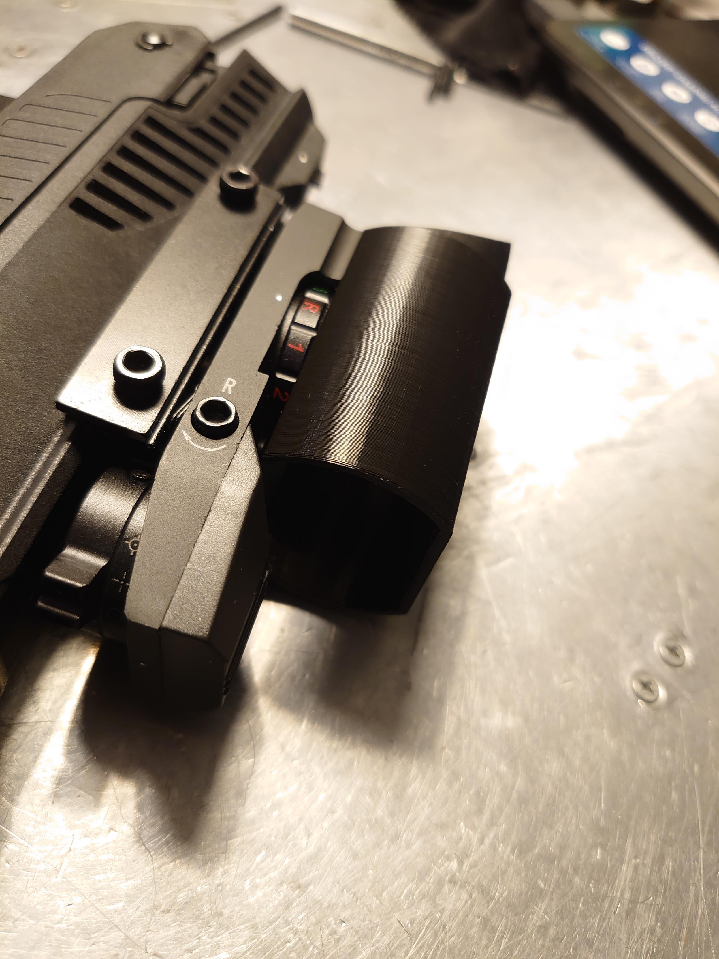 Sun shade for red dot sight. by Gary | Download free STL model ...