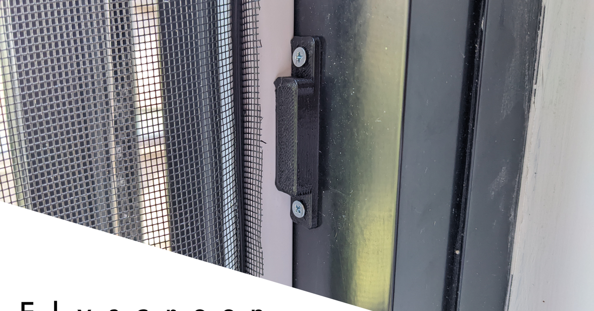 Flyscreen Frame Block by SteveW91 | Download free STL model ...