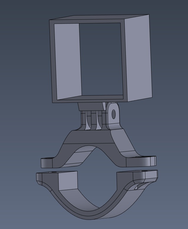 Bicycle stem based gopro mount by thm | Download free STL model ...