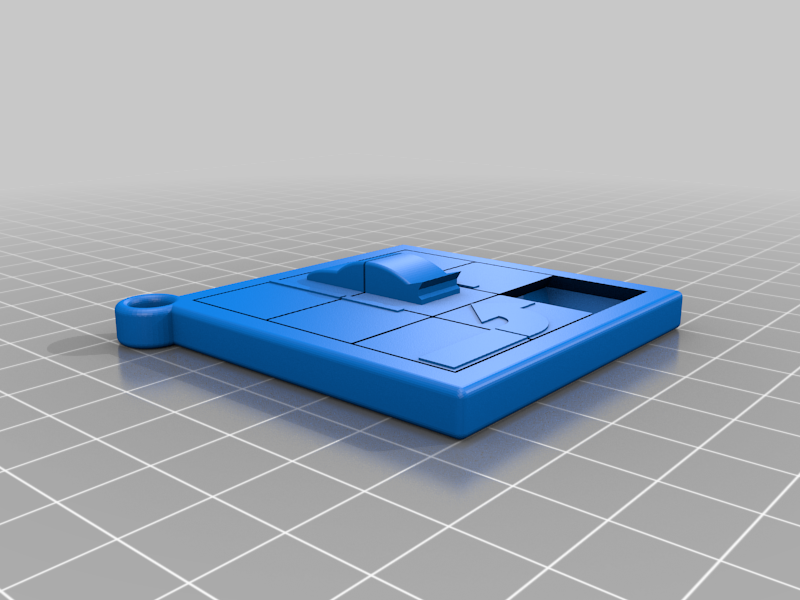 Parking lot slide puzzle keychain - Bring awareness to responsible ...