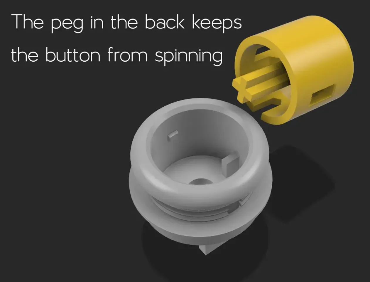 Customizable Concave Screw-in Arcade Button - Built strong and doesn't ...