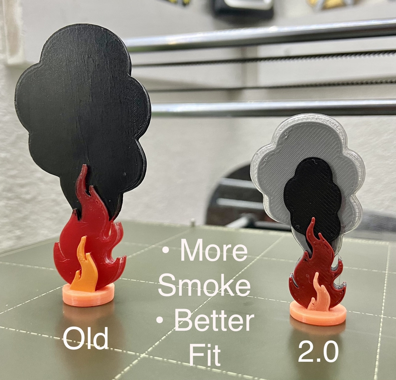 Flame & Smoke Marker 2.0 by 3DyPrinterGuy | Download free STL model ...