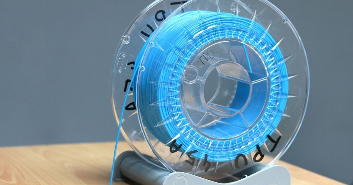 Filament Spool Stand with Rollers on Bearings V2.0 by Majsterkowo ...