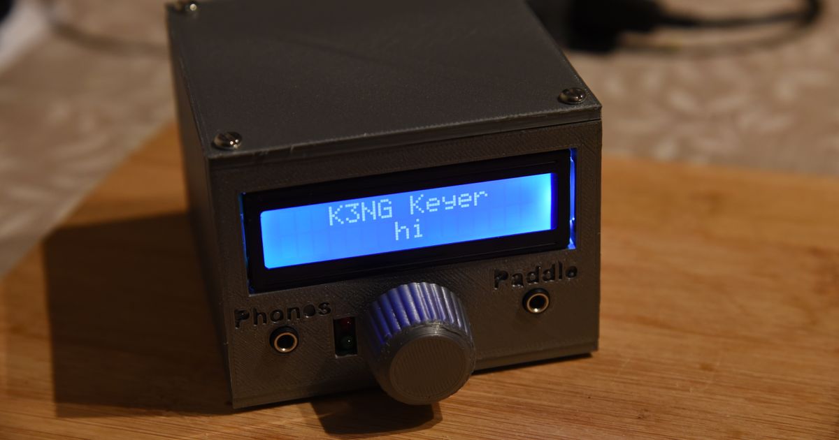 Mega Keyer complete enclosure by Wilts01 | Download free STL model ...