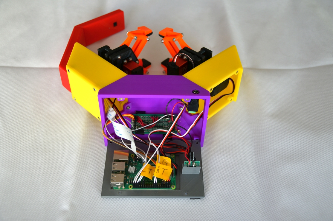 Rubik cube solver robot (V-shape) by Volker | Download free STL model ...