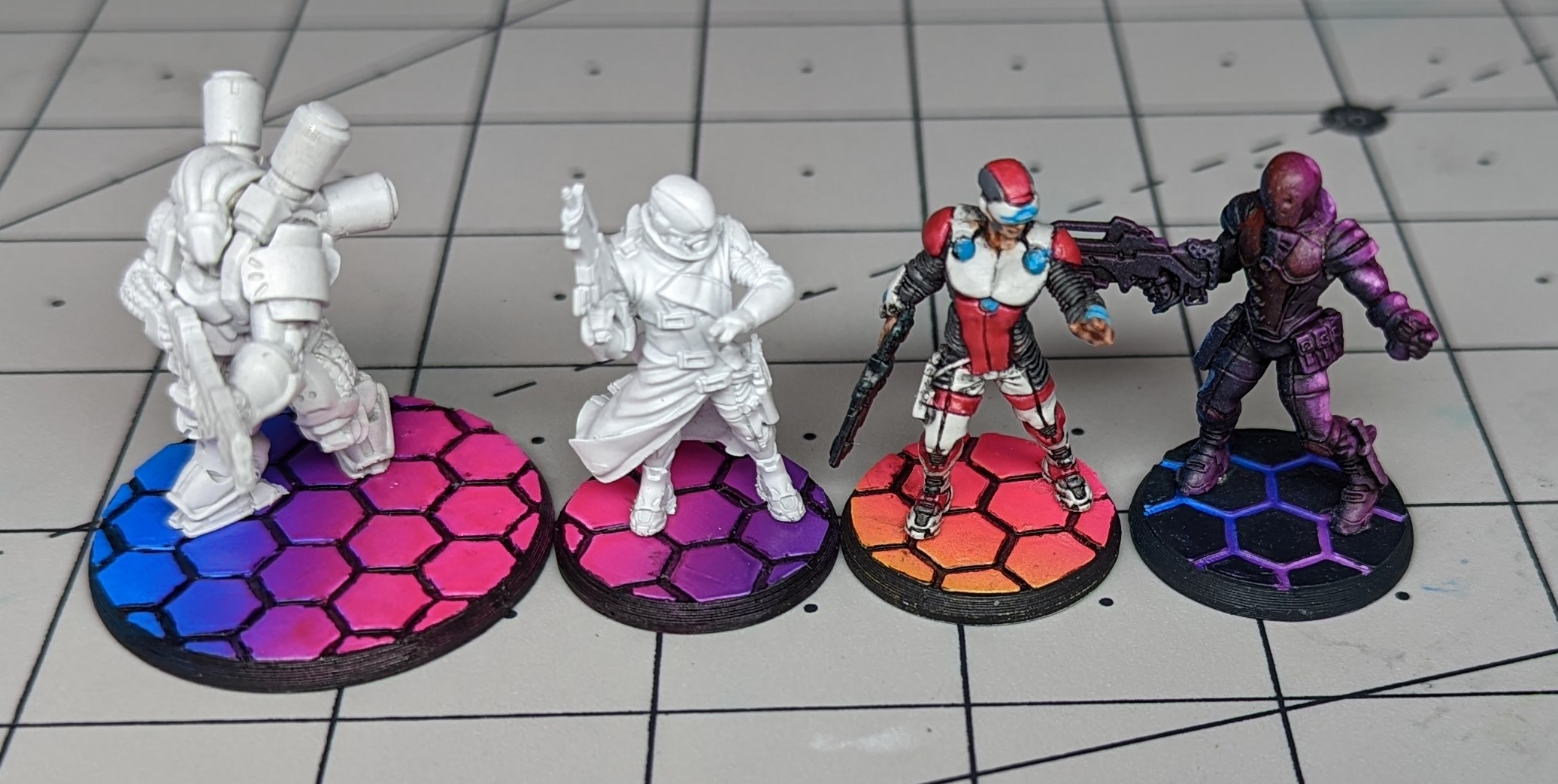 Hex Bases for Miniatures by Fragmented | Download free STL model ...